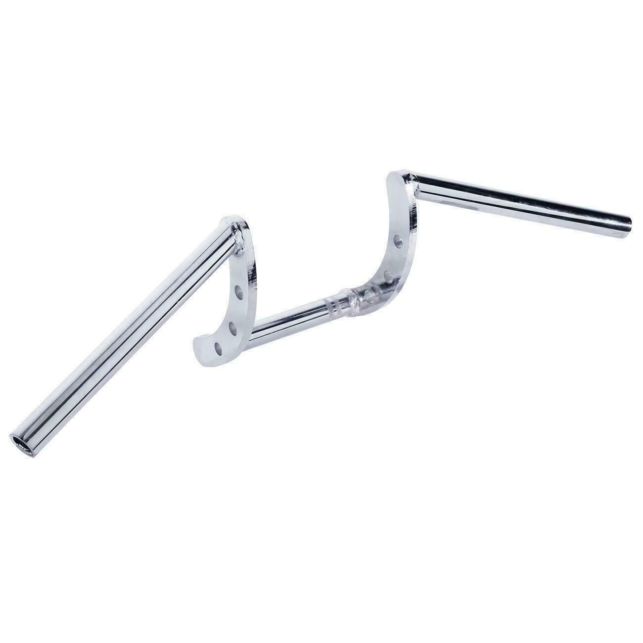 Motorcycle Handlebar Drag Chrome 1" 25mm Z Bars Pullback Handle Bar For ...