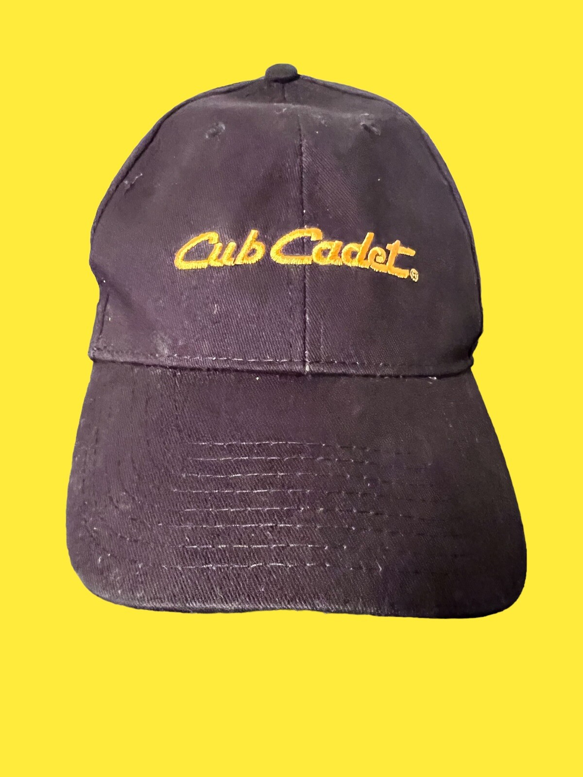 🚜CUB CADET hat black adjustable cap - 100% cotton Pre Owned Fast ...
