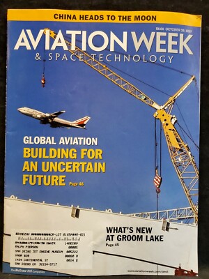 Aviation Week & Space Technology Magazine October 29 2007 | eBay