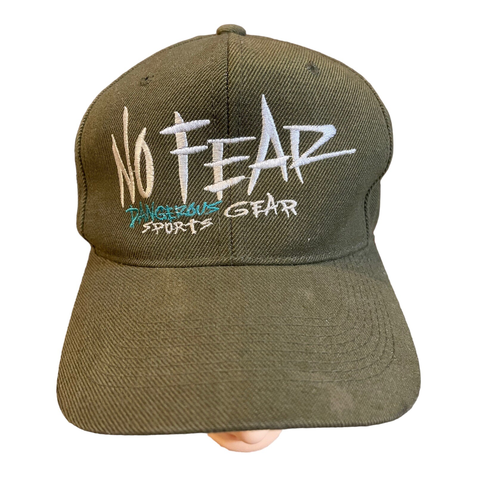 No Fear Dangerous Sports Gear Baseball Hat Cap Green SnapBack | eBay