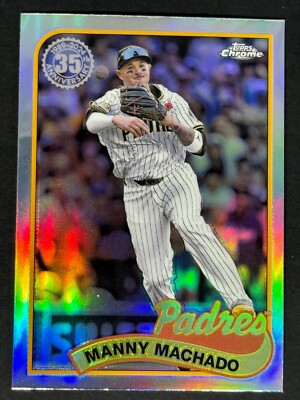 Manny Machado 1989 TOPPS REFRACTOR 2024 Topps Chrome Update #89CU-18 | eBay