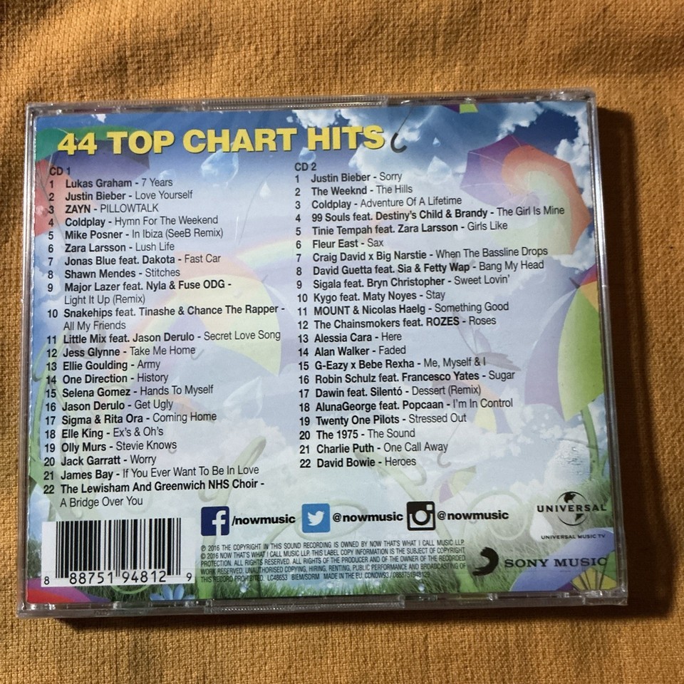NOW THAT'S WHAT I CALL MUSIC 94 Hits Tracks Original Audio CD Brand New ...