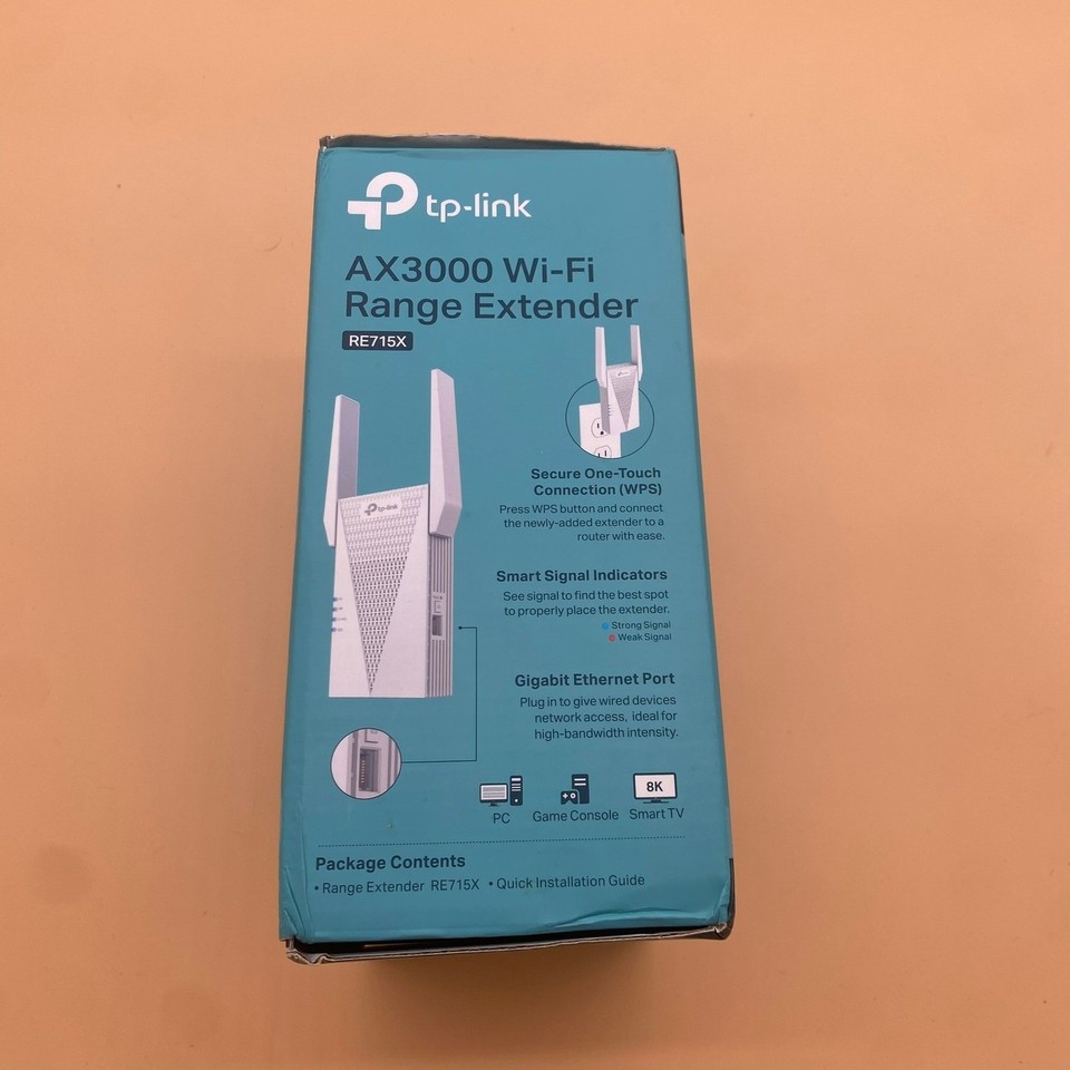 TP Link AX3000 Dual Band WiFi 6 Range Extender RE715X OneMesh | eBay
