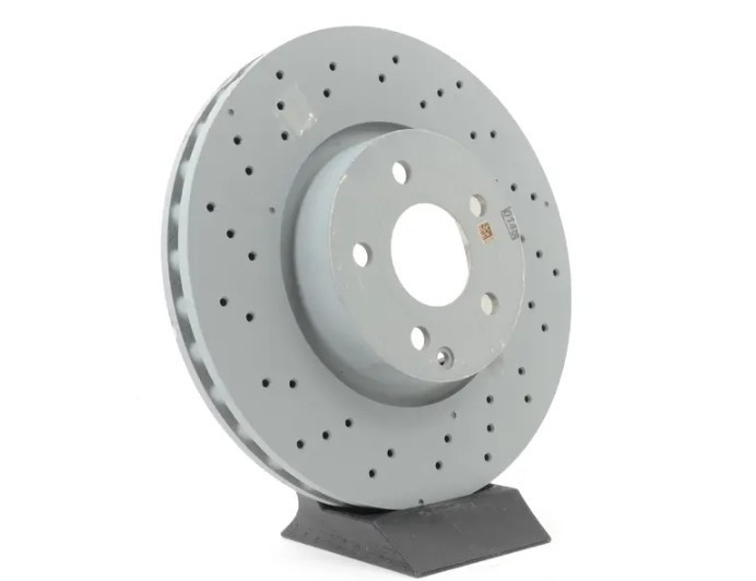 Mercedes Front Left & Right 2 Brake Rotors Set C300 C350 E250 E350 400 ...