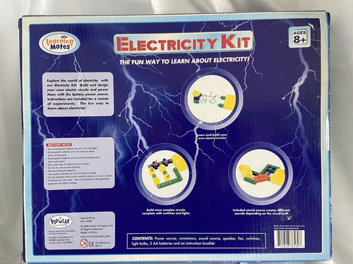 Electricity kit the fun way to learn about electricity for kids 8+ B ...