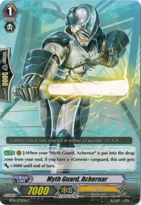 4 x Myth Guard, Achernar - BT14/072EN - C Near Mint / Mint, English CFV ...