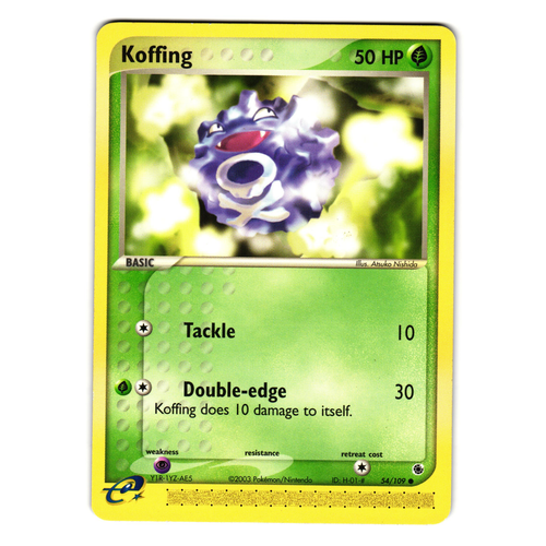 KOFFING 54/109 EX RUBY AND SAPPHIRE POKEMON TCG | eBay