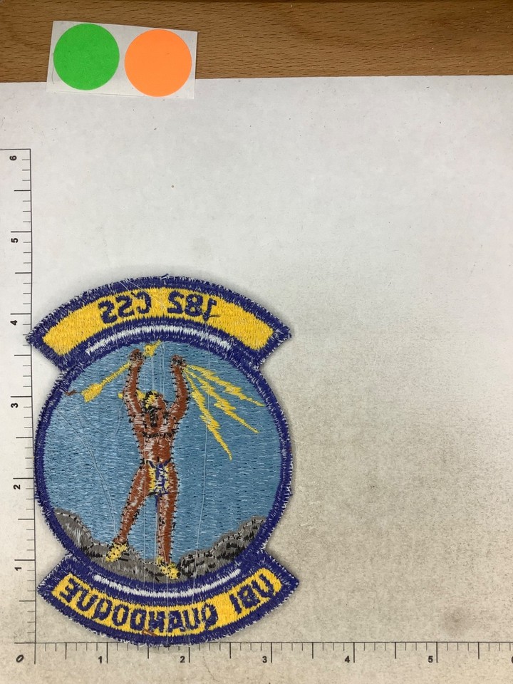 VINTAGE USAF ILLINOIS ANG 182ND CSS SQUADRON PATCH | eBay