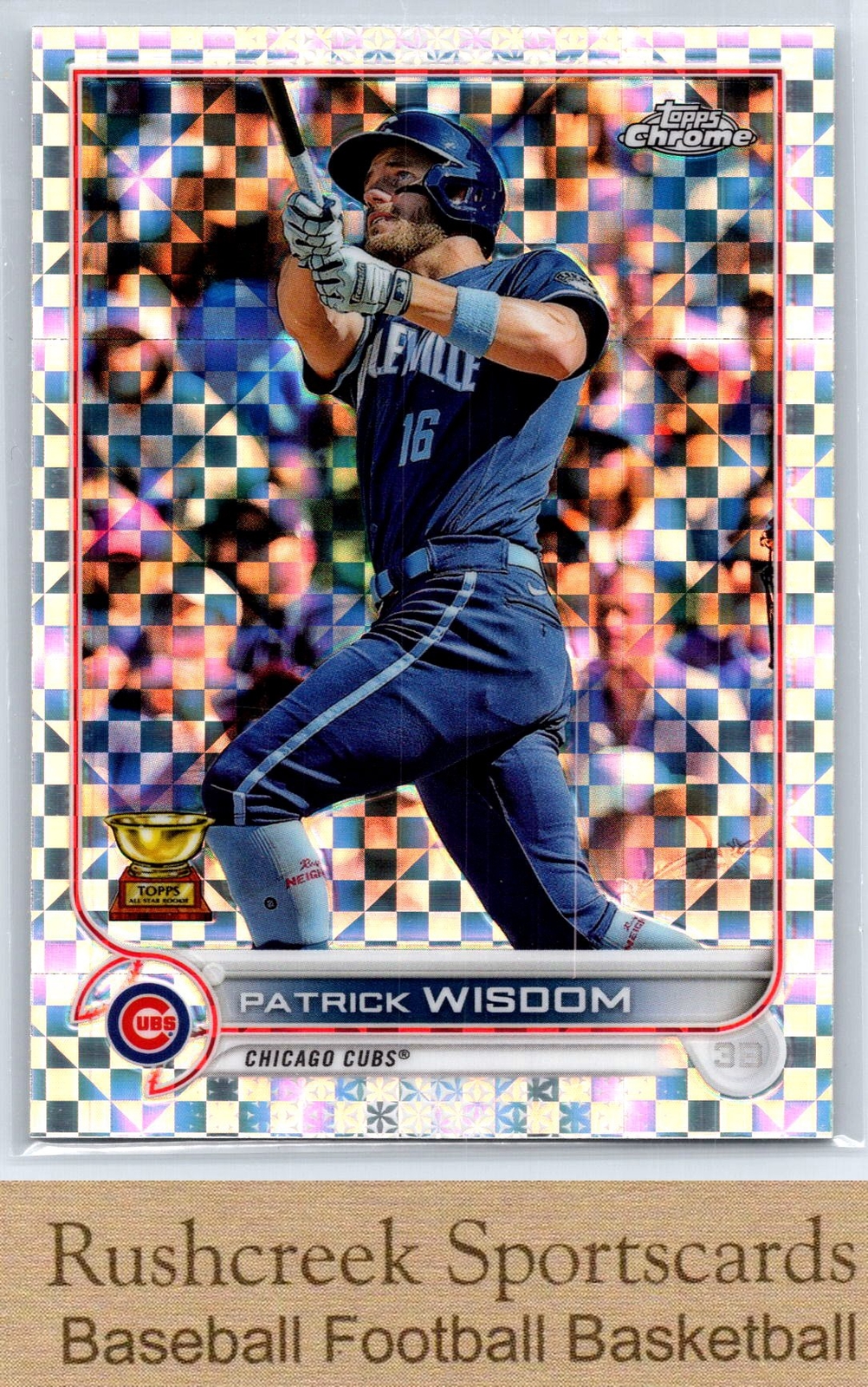 2022 Topps Chrome #198 Patrick Wisdom Cubs X-Fractor | eBay
