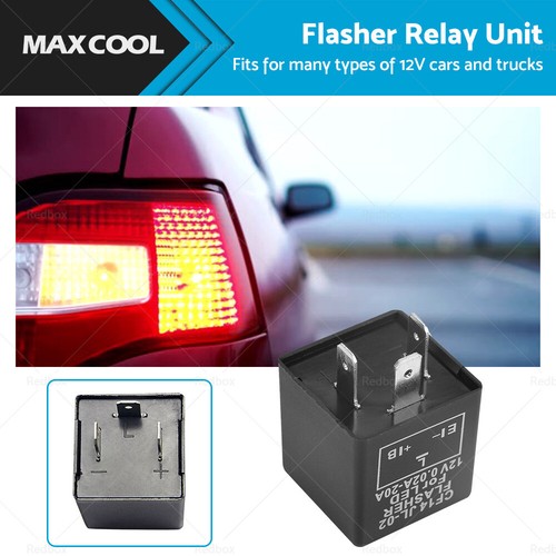 12V 3 PIN LED FLASHER RELAY UNIT FOR INDICATOR/BLINKER FLASH - POSITIVE ...