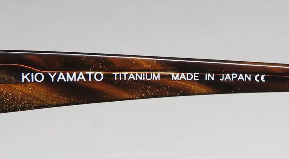 KIO YAMATO KT-271U 35 BROWN HAVANA TITANIUM EYEGLASSES JAPAN 54-18-134 MM | eBay