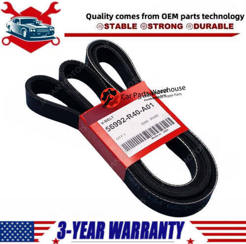 Genuine OEM Honda Power Steering Pump Accessory Drive Belt ACCORD 56992 ...