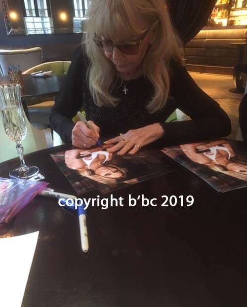 BRITT EKLAND 007 JAMES BOND GIRL AUTOGRAPH OFFICIAL B'BC SIGNING APRIL ...