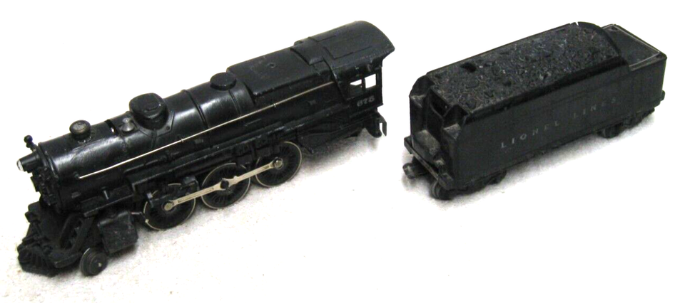 VINTAGE POSTWAR LIONEL # 675 O GAUGE TRAIN STEAM ENGINE & TENDER TOY | eBay