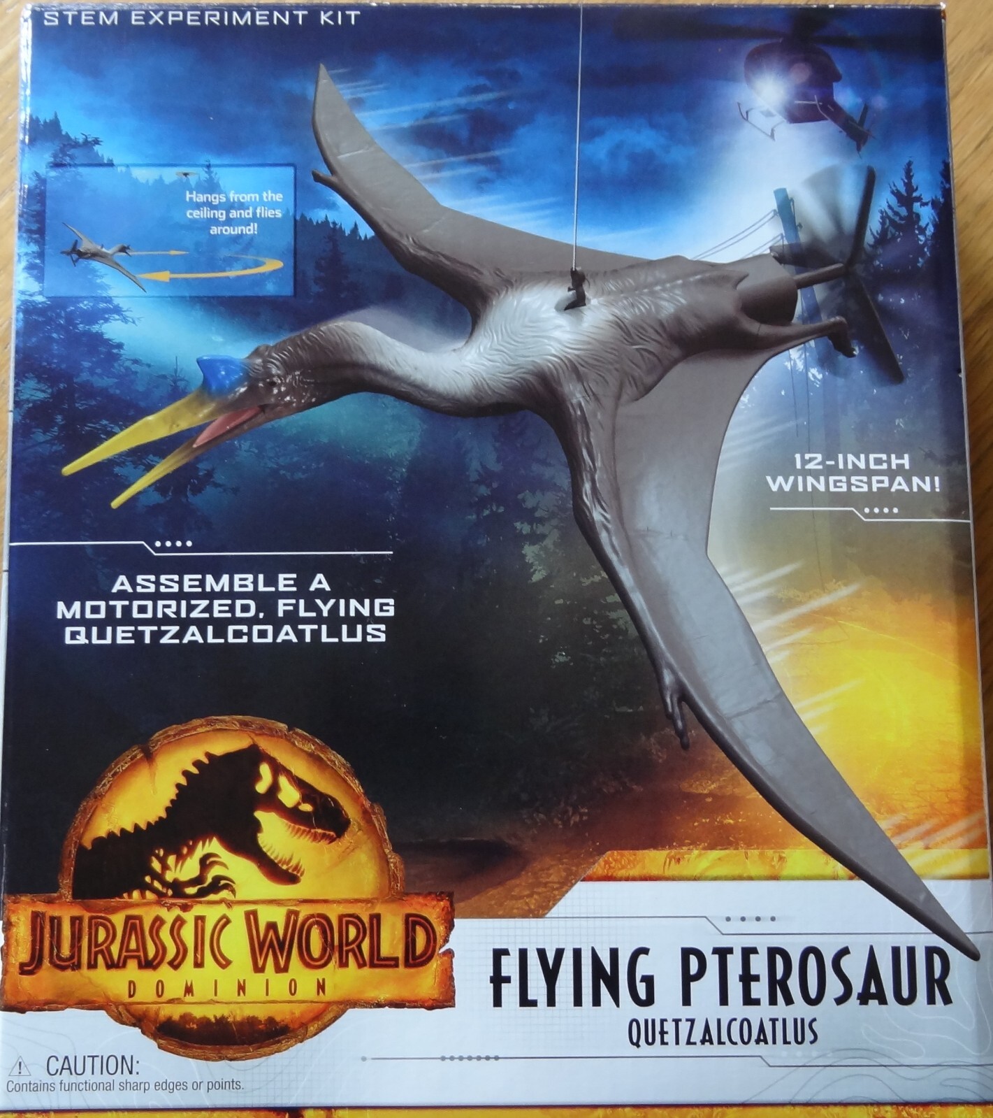 Jurassic World Flying Pterosaur Quetzalcoatlus Model STEM Experiment ...
