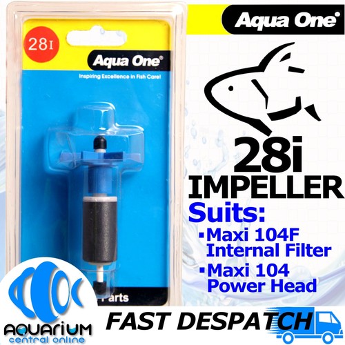 Aqua One Replacement Impeller Set 28i Maxi 104F Internal Filter 104 ...