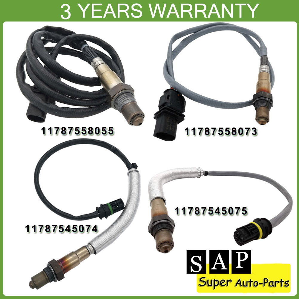 4PCS Up+Downstream Oxygen Sensor For BMW E82 E90 E91 128i 328i 328i ...
