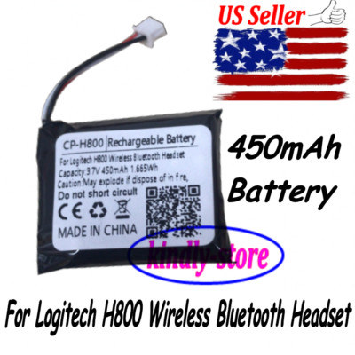 US Seller 450mAh Replace Battery For Logitech H800 Wireless Bluetooth ...