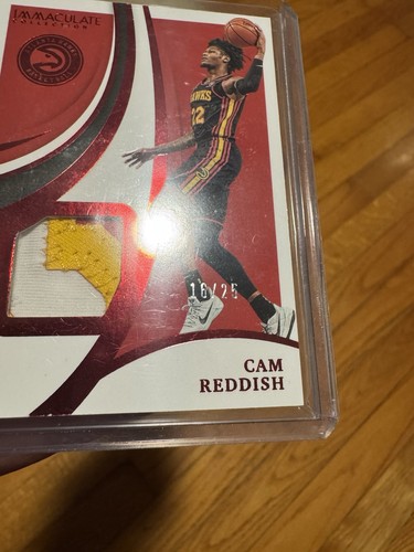 2020-21 Panini Immaculate Materials Tri Color Patch Cam Reddish #MT-CRD ...