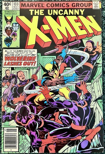 X-MEN #133 VG 1980 1ST WOLVERINE SOLO STORY John Byrne Chris Claremont ...
