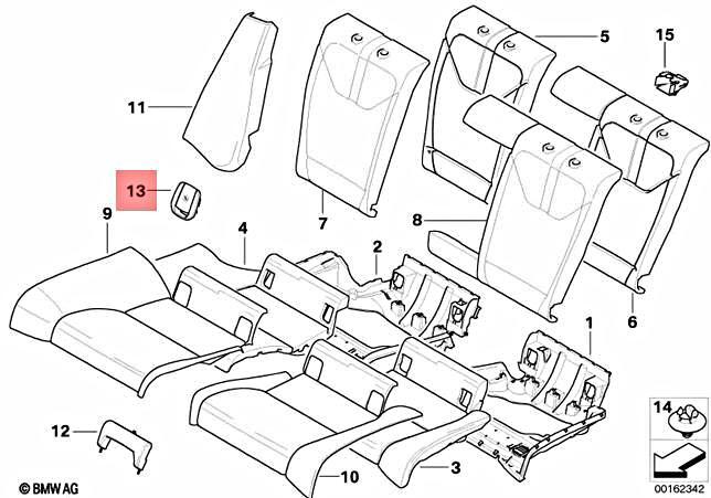 Genuine Cover Isofix BMW M3 E92 316i 318i 320d 320i 320xd 323i 325d ...