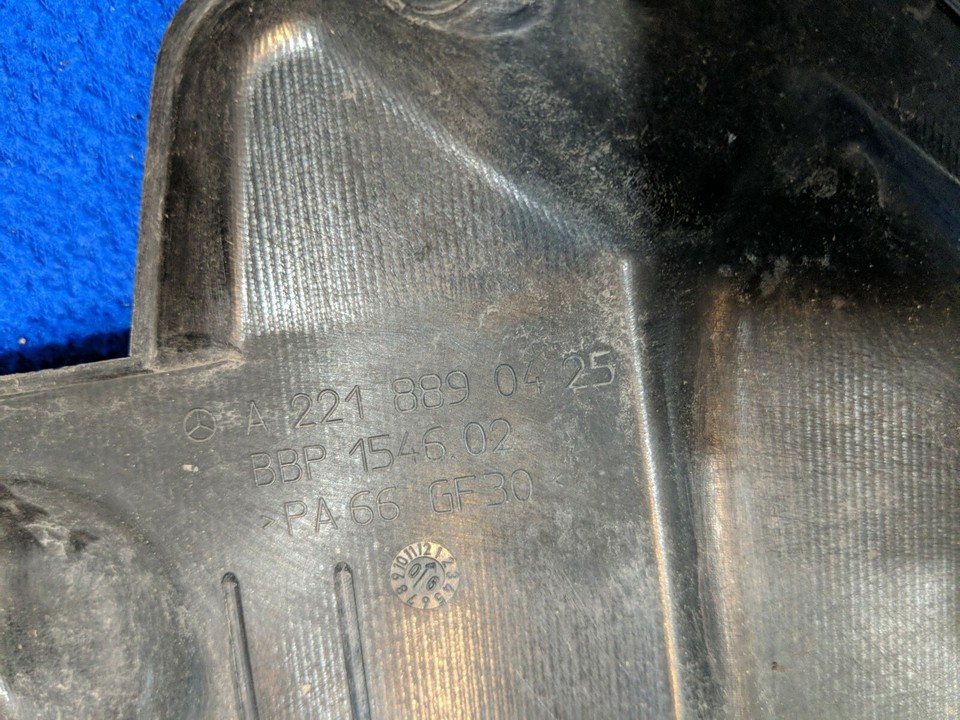 2007 - 2013 MERCEDES S CLASS - FRONT right FENDER UPPER TRIM COVER ...