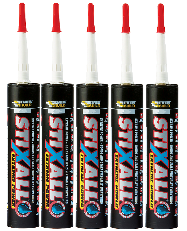 STIX-ALL Extreme Power Black 290ml, Adhesive, Sealant Hybrid Polymer ...