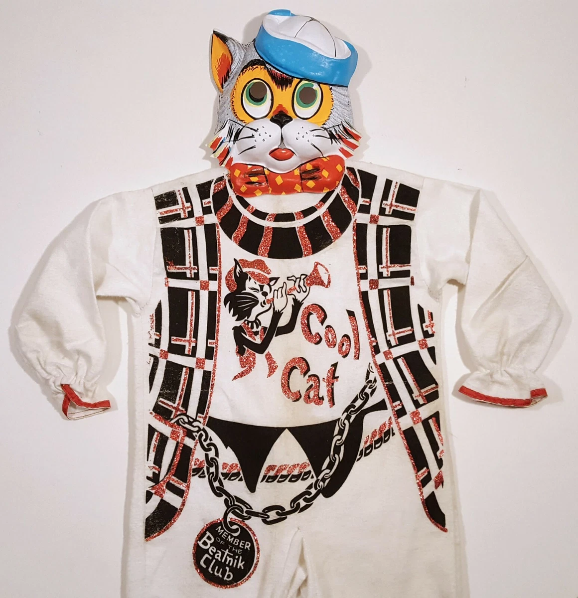 Vintage Halloween Cat Costume