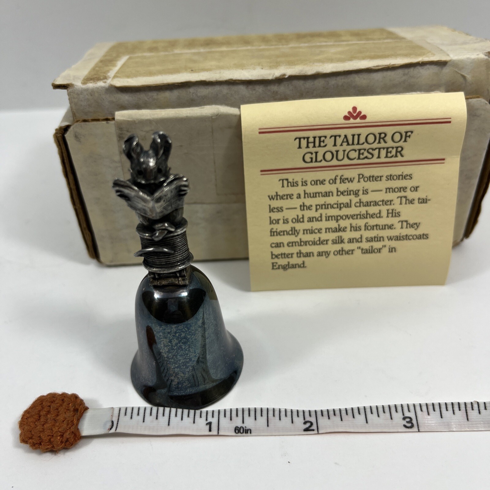 Beatrix Potter Silver Plated Bell The Tailor of Gloucester Vintage | eBay