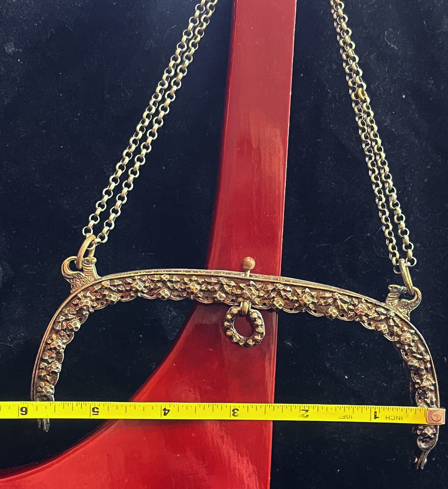 RARE VICTORIAN ORNATE SILVER Hallmarks MADE IN FRANCE… - Gem