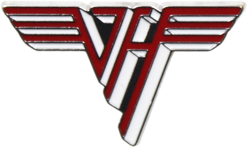 3855 Van Halen Shield Logo Rock Music 1970s 1980s Enamel Pin Badge ...