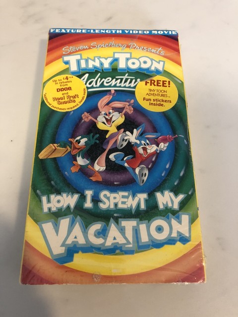 Tiny Toon Adventures - How I Spent My Vacation (VHS, 1992) for sale ...