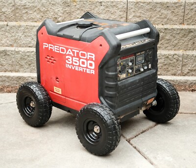 Predator 3500 Generator Wheel Kit- SOLID NEVER FLAT TIRES - LOCKING HUB ...