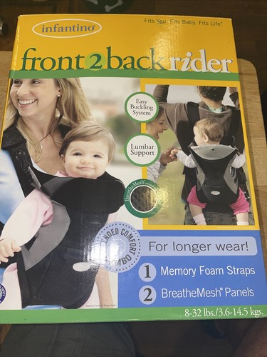 Infantino front 2 back rider baby carrier 8-32 lbs -new | eBay
