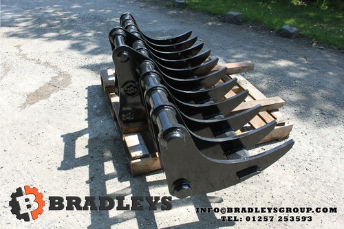 KUBOTA 8 Ton Heavy Duty EXCAVATOR LANDSCAPE RAKE GRADING BLADE ...