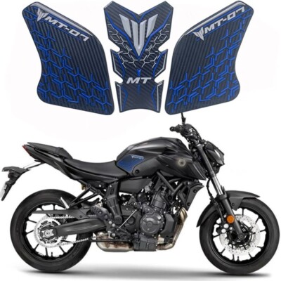 Fuel Tank Pad Traction Side Knee Sticker for Yamaha MT07 mt-07 2021 ...