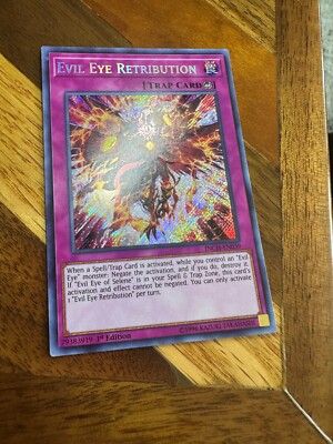 Evil Eye Retribution INCH-EN039 1st Edition Secret Rare LP + BONUS | eBay