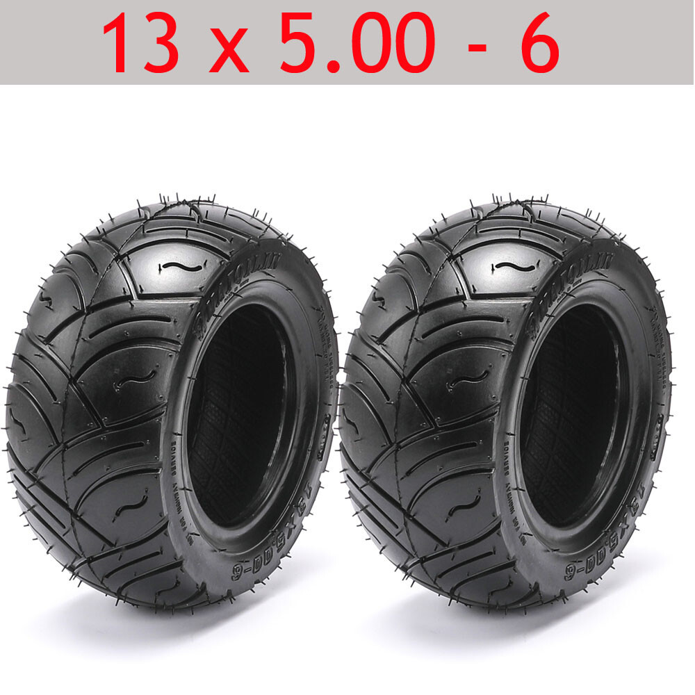 2PCS 13x5.00-6'' 13x5.00x6 Tyre Tires for Gas Electric Scooter Golf ...