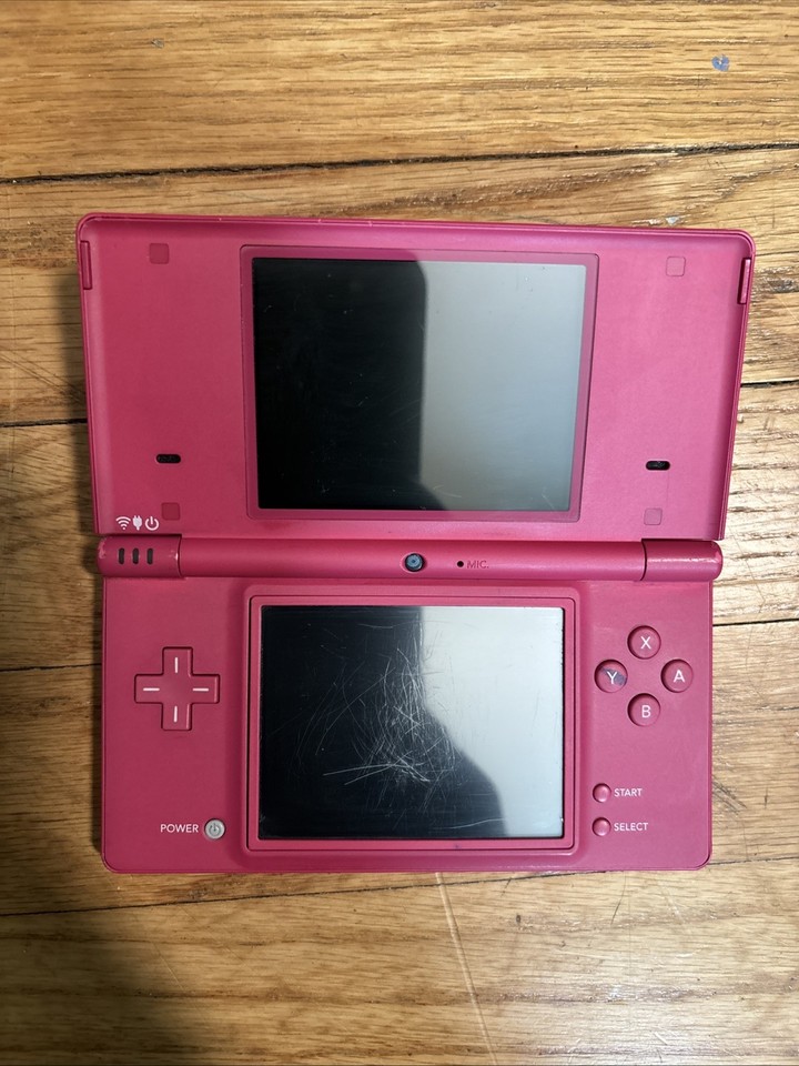 Nintendo DSI DS Handheld Game Console Bundle Teal Black & Pink UNTESTED ...
