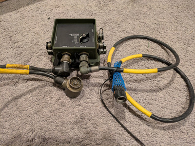 CX-13489 & A3206683 SINCGARS Radio Audio Cables For VIC-3 Intercom ...