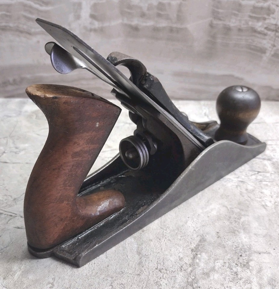 Vtg. DEFIANCE by STANLEY No. 1244 Smooth Bottom Bench Plane Woodworking ...