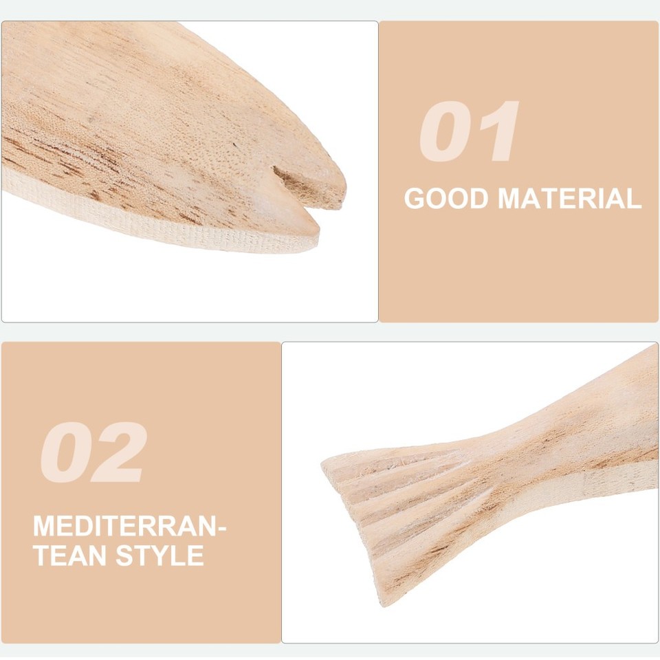 Ocean Animals Wood Cutout Wooden Fish 3d Unfinished Shape Ornament ...