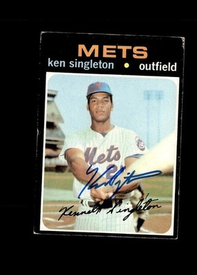 Ken Singleton 1971 Topps Mets authentic autographed card | eBay