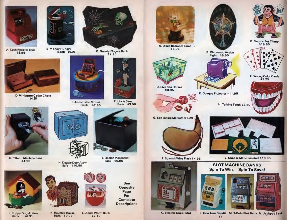 8 old Johnson Smith Co. Curios Gifts Novelty Catalogs (1960s, 70s & 90s ...