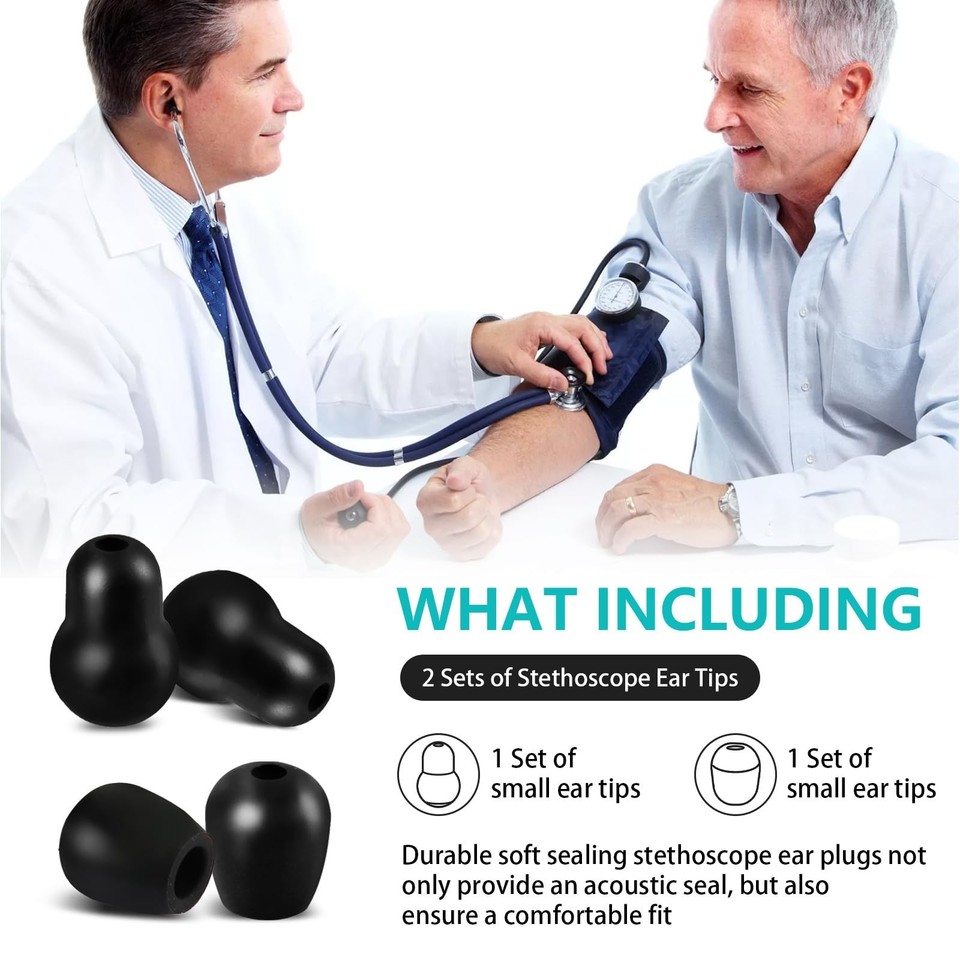 Stethoscope Ear Tips Replacement for Littmann Stethoscope Ear Diaphragm ...