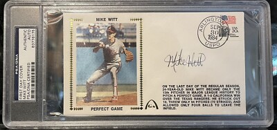 1984 Mike Witt Autograph Perfect Game First Day Envelope PSA/DNA | eBay