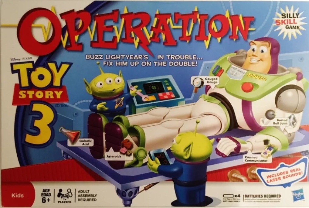 HASBRO 2009 TOY STORY 3 SILLY OPERATION SKILL GAME EXCELLENT | eBay