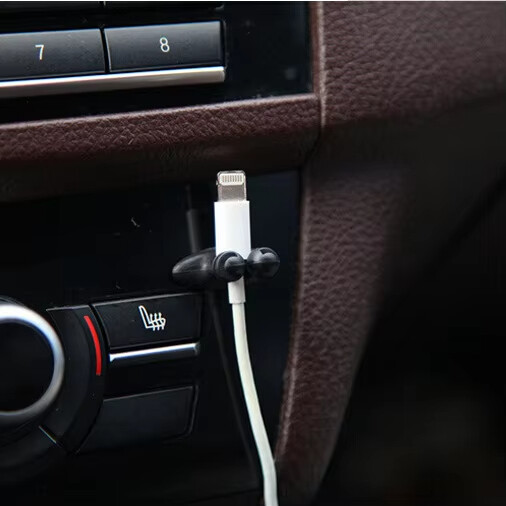 Car Interior Accessories Wire Cable Holder Clip Charger Line Organizer ...