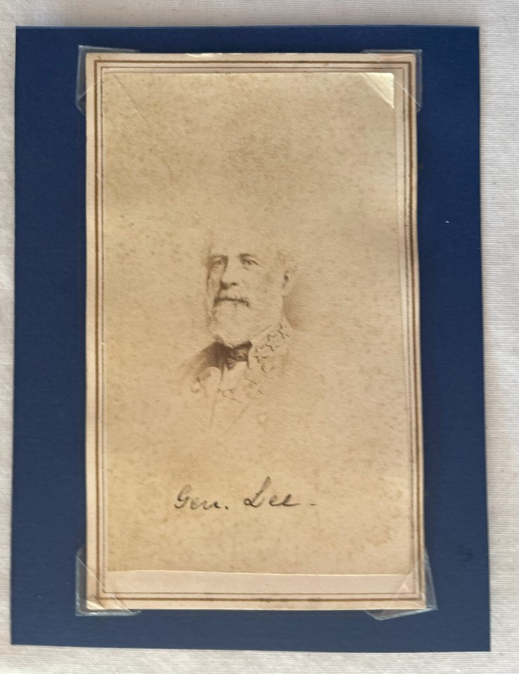 Gen Robert E Lee CDV Photograph circa 1863 | eBay