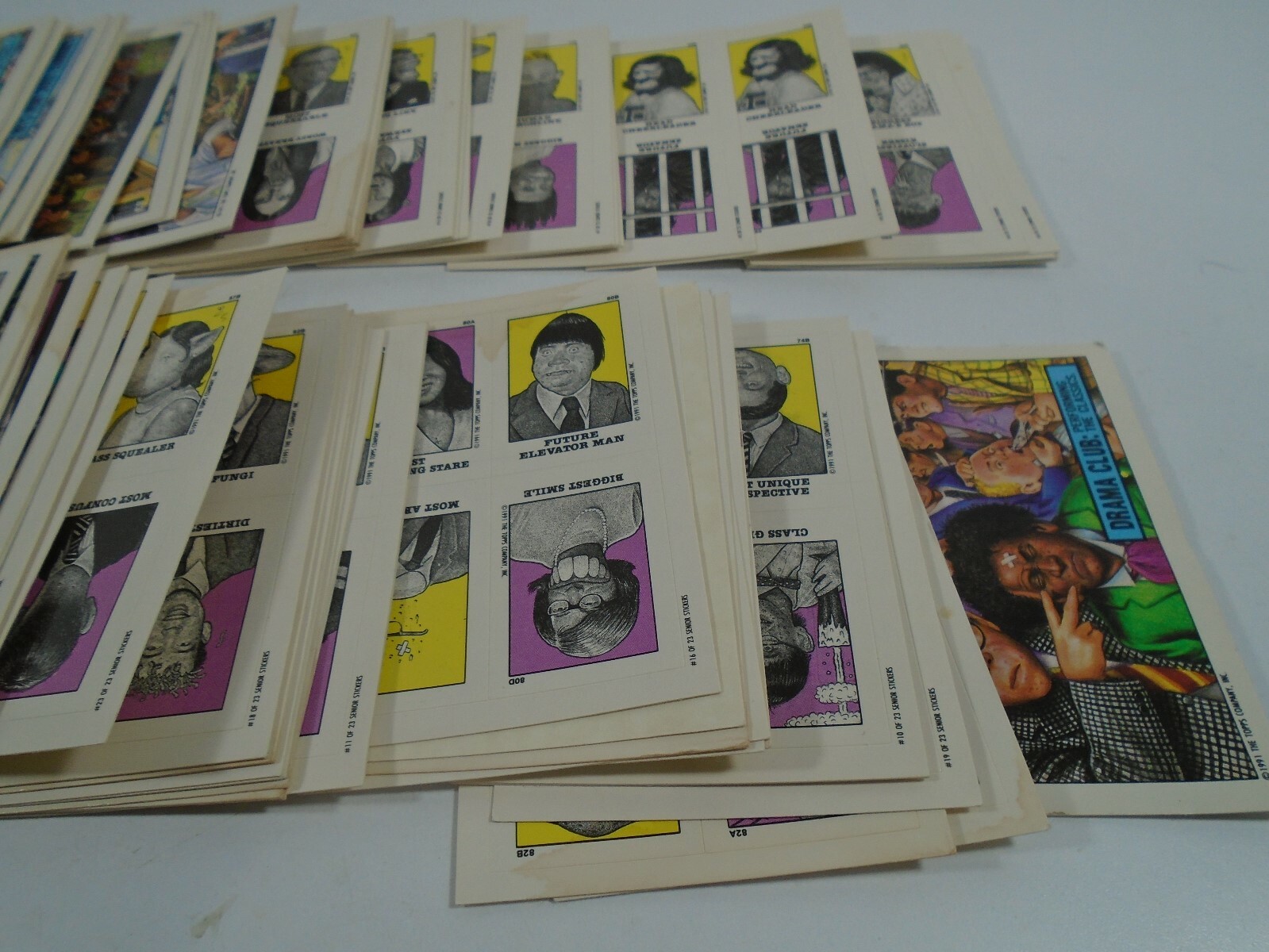 1991 TOPPS--TOXIC HIGH SCHOOL--TRADING CARD & STICKERS (LOOK) | eBay